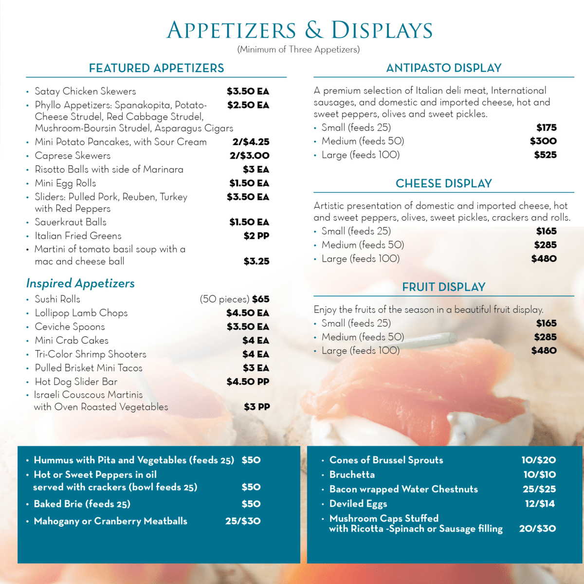 Formal Catering - INSPIRED CATERING™ by Kravitz