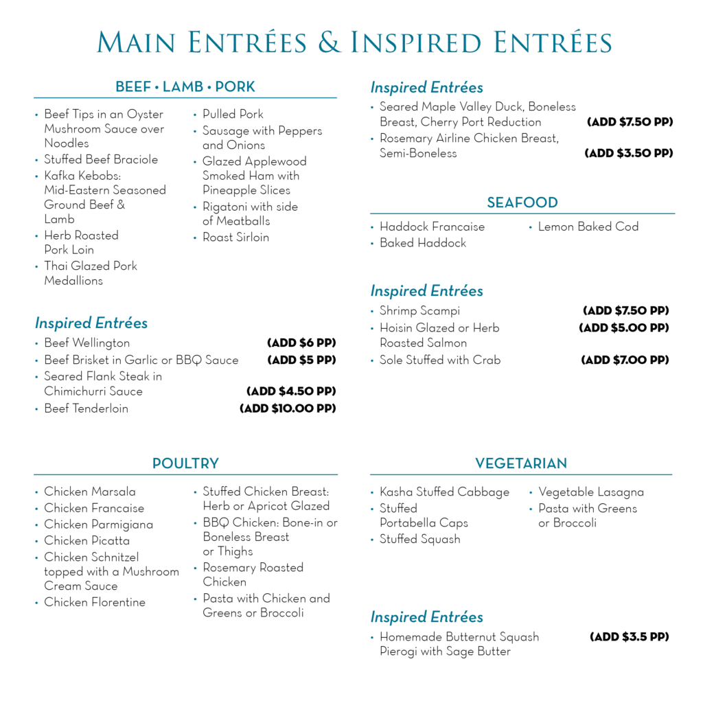 Formal Catering - INSPIRED CATERING™ by Kravitz